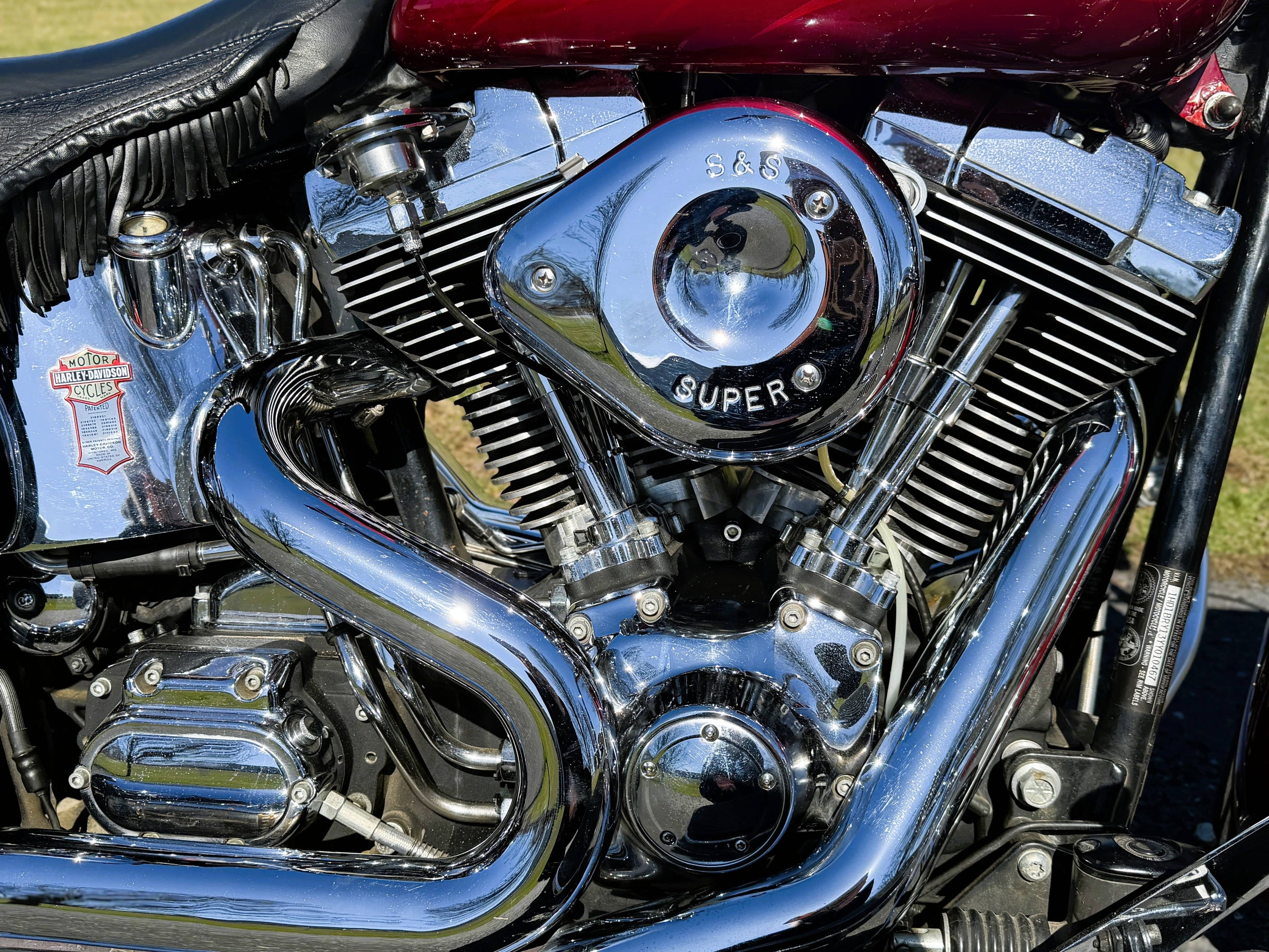2000 Harley-Davidson Softail Heritage Springer FLSTS Zippers 124" Perf ...