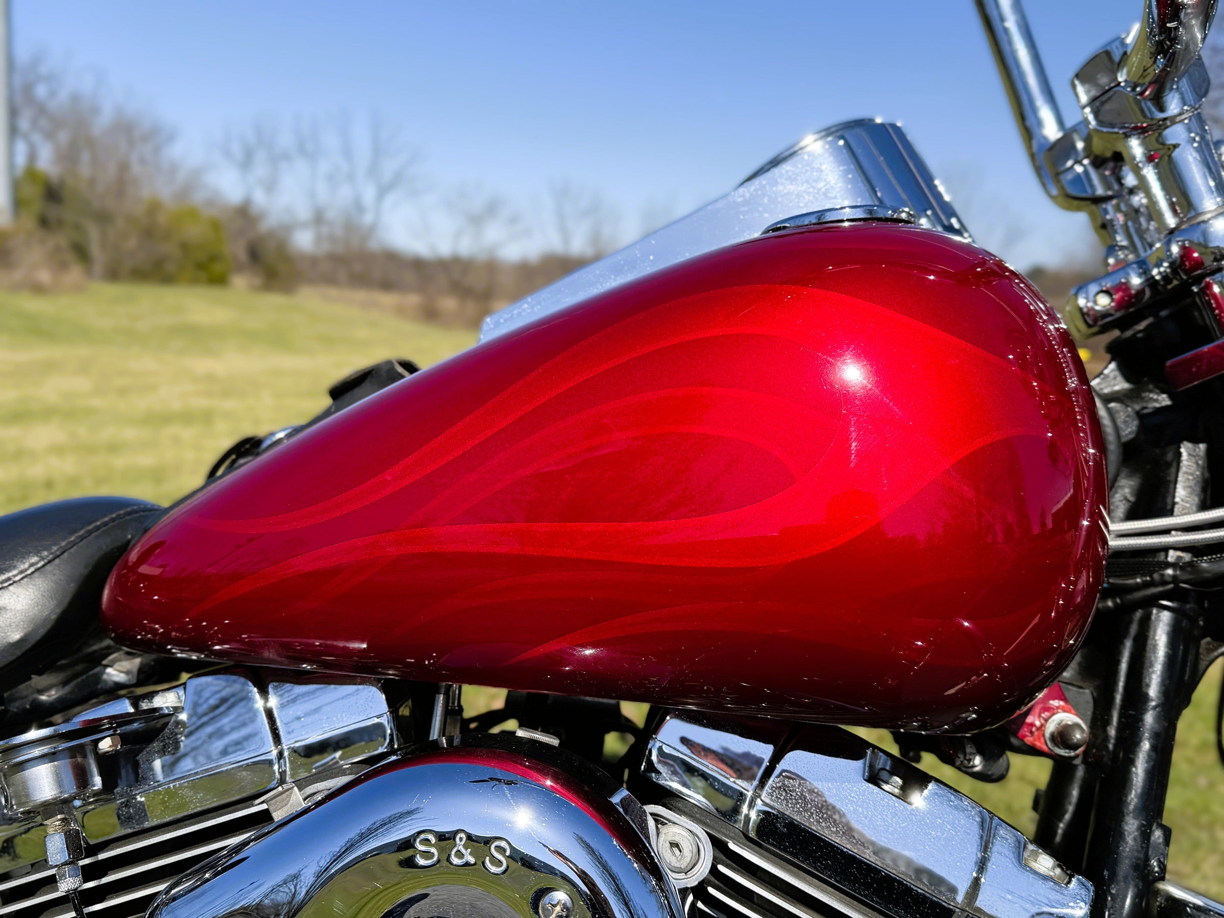 2000 Harley-Davidson Softail Heritage Springer FLSTS Zippers 124" Perf ...