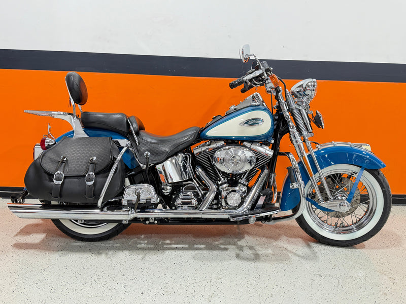 2001 Harley-Davidson Heritage Softail Springer FLSTSI Rare Two-Tone Pa ...