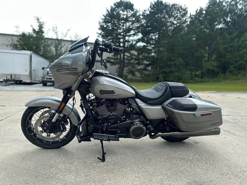 KST Kustoms Black 14" Bison Bagger Handlebars Bars Harley Touring Batw ...