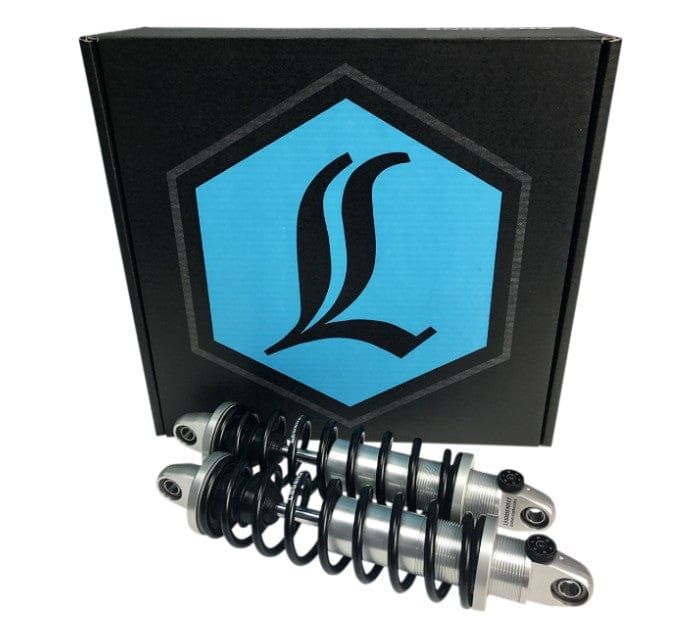 Legend Revo-A Adjustable Silver 12" Performance Coil Shocks HD Harley ...