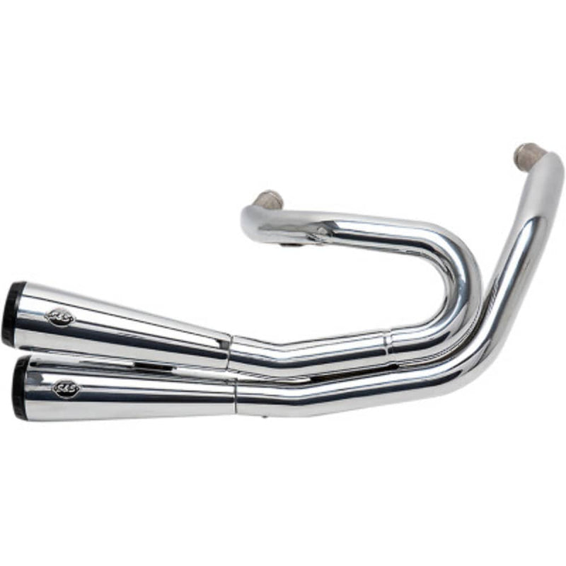 S&S Grand National Chrome 2 Into 2 Full Exhaust System Pipes Harley So ...