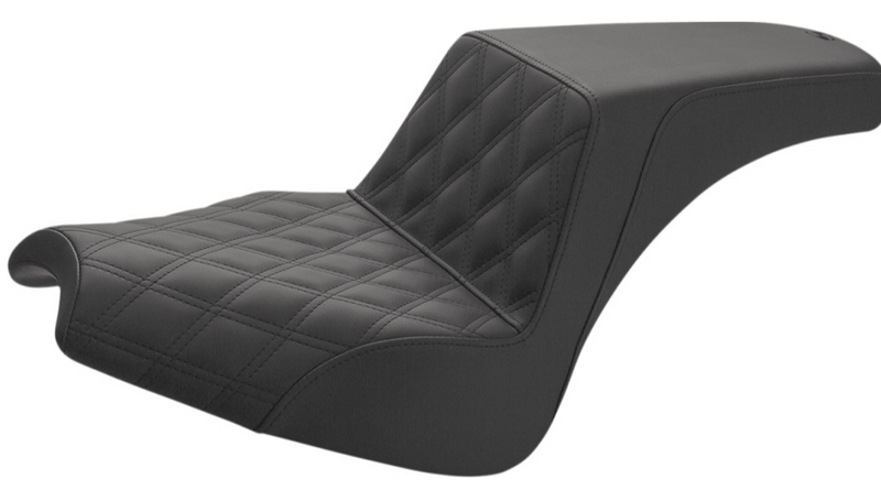 Asiento para 2 personas Saddlemen Step Up con puntadas de celosía dela ...