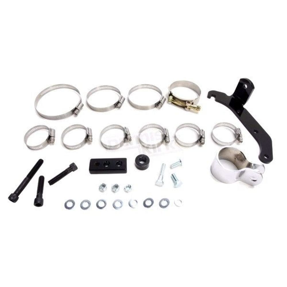 Thunderheader Chrome 2 into 1 Exhaust Pipe Header Muffler System Harle ...