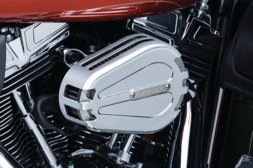 Crusher Maverick Pro Air Cleaner Stage 1 Filter Chrome Harley Twin Cam ...