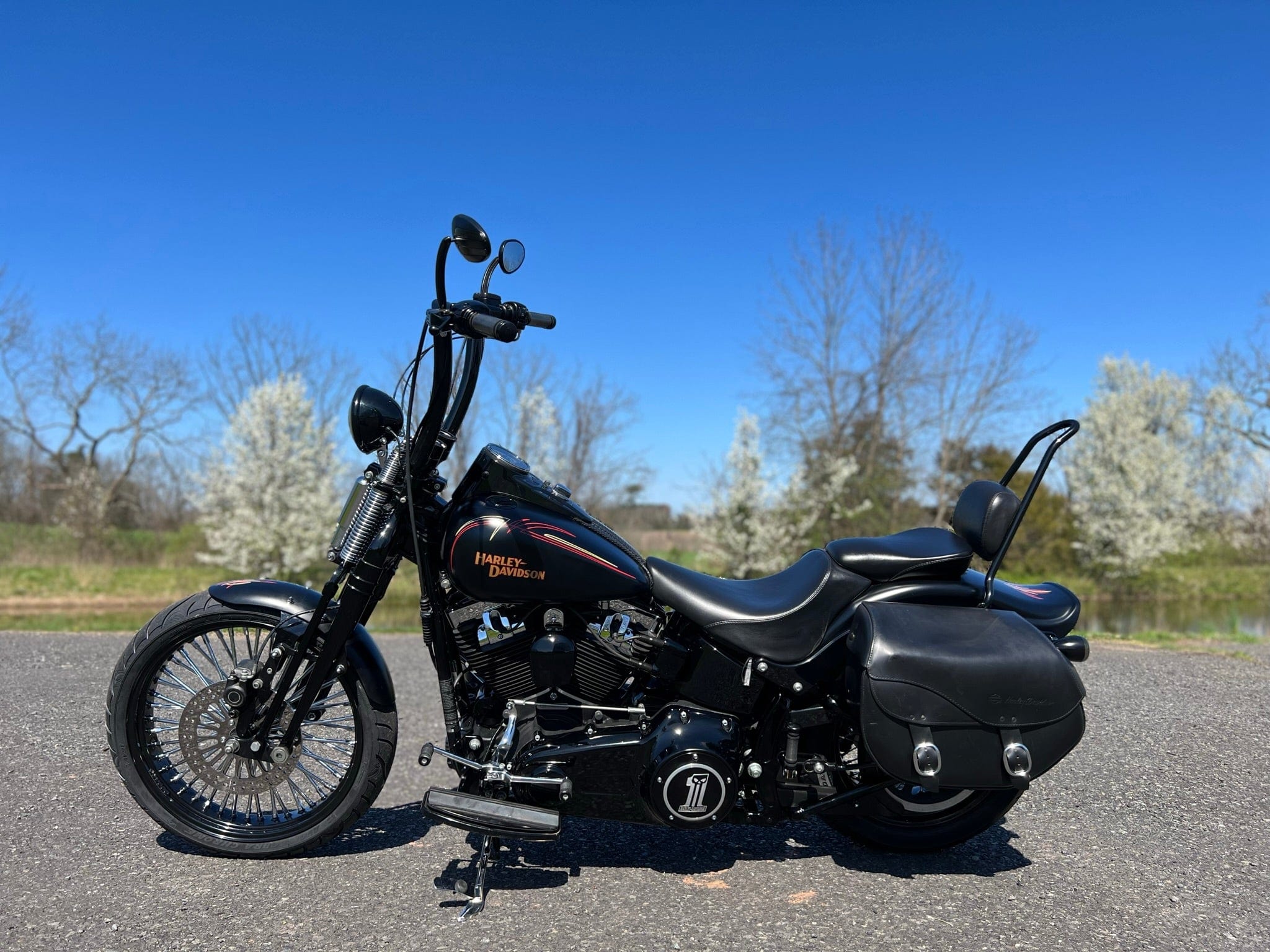 SOLD 2008 Harley-Davidson Softail Springer Crossbones FLSTSB FLSTS w ...
