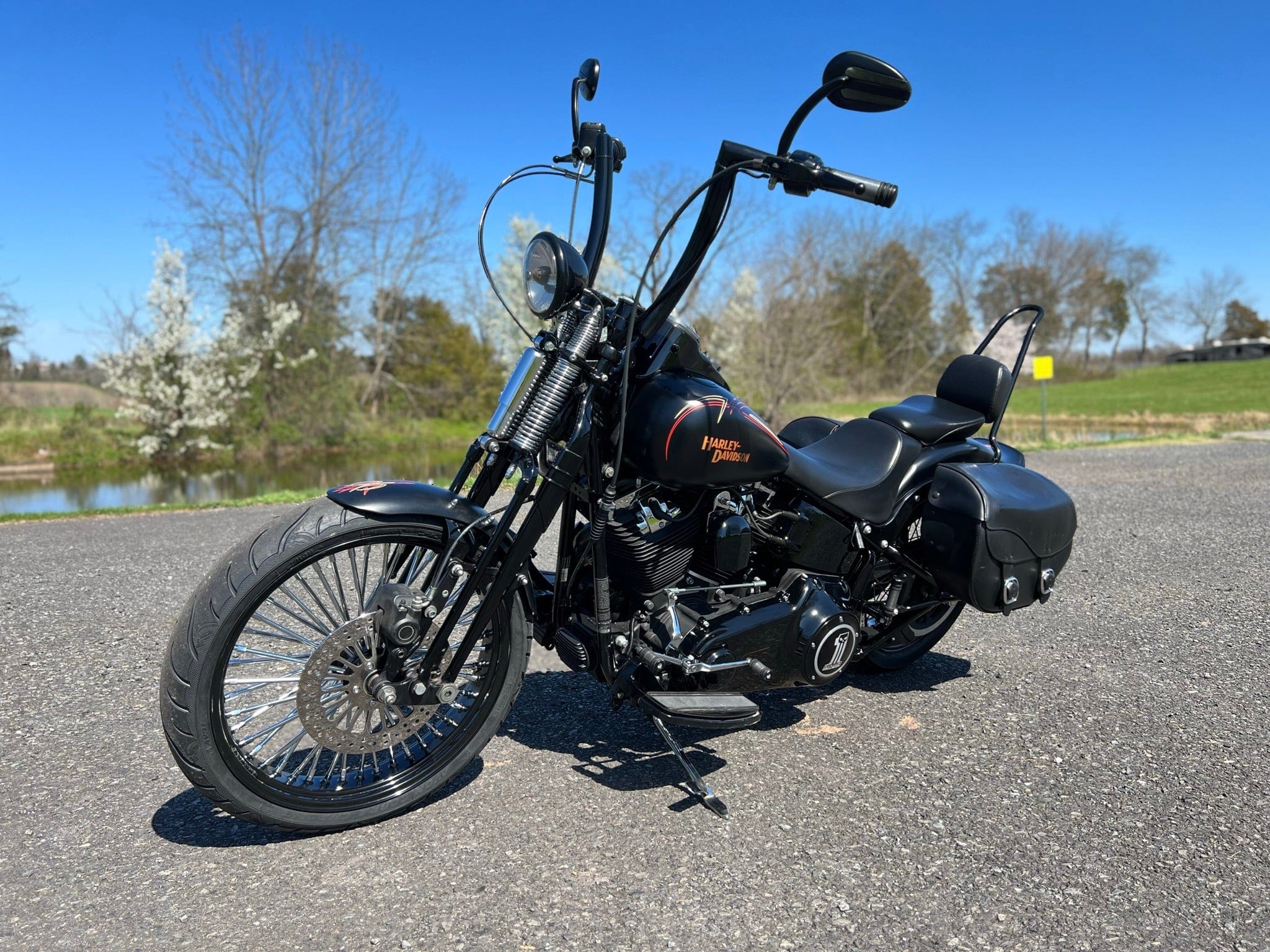 SOLD 2008 Harley-Davidson Softail Springer Crossbones FLSTSB FLSTS w ...