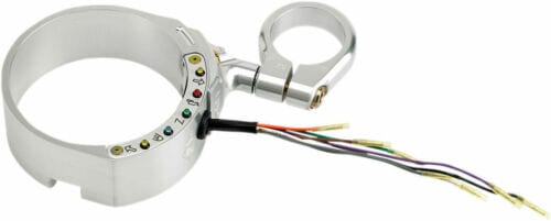 Joker Machine Chrome Speedo Speedometer Relocation Bracket Harley 49mm ...