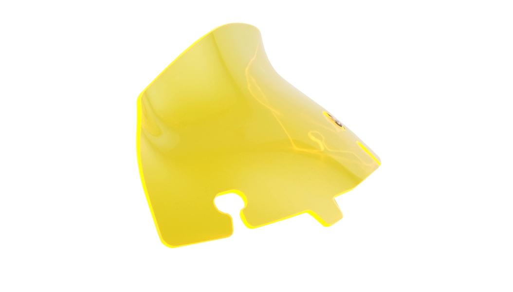 Memphis Shade Kolor Flare Windshield 6.5" YellowIce Acrylic Harley Tou ...
