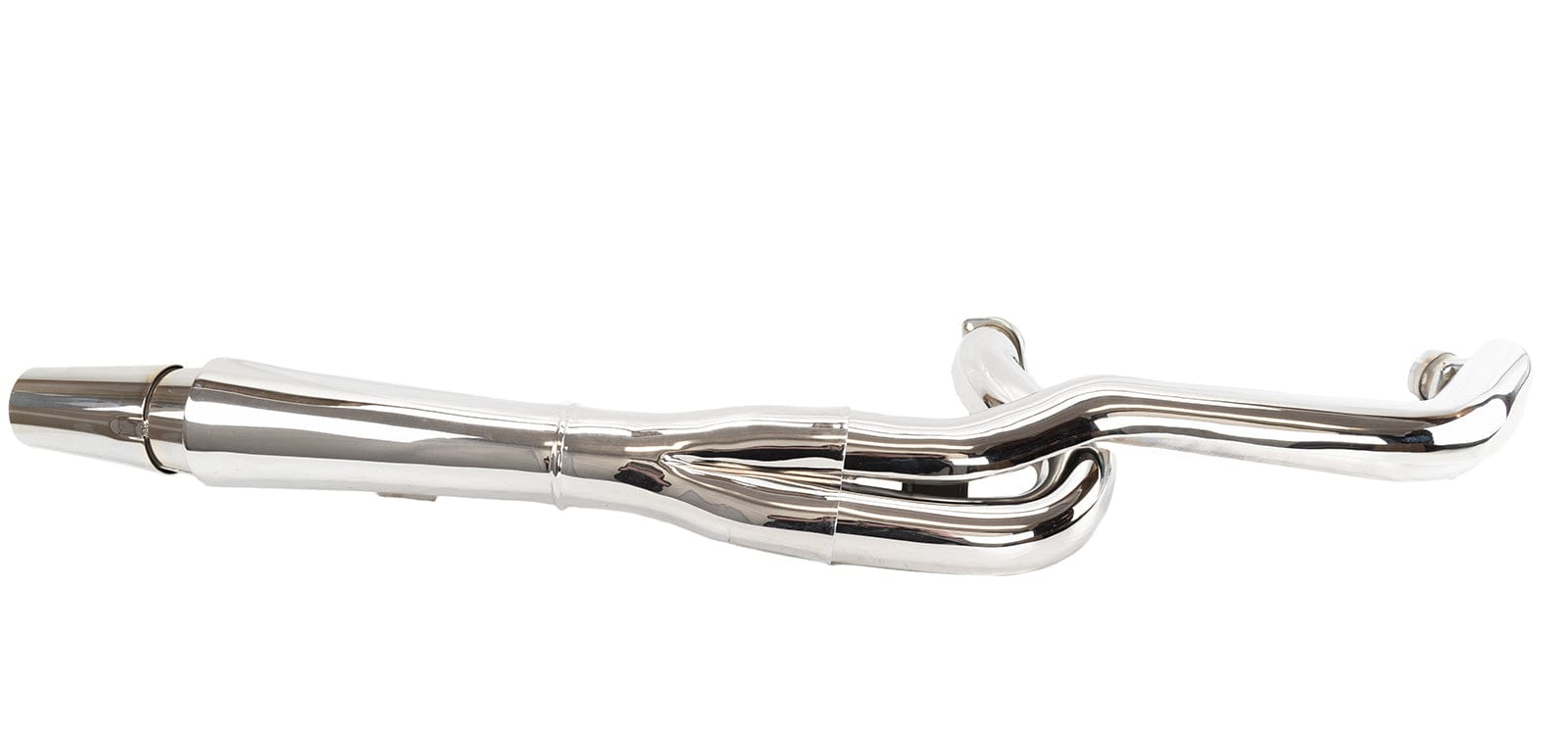 Thunderheader XSeries High Pipe 2 Into 1 Chrome Exhaust System Harley ...