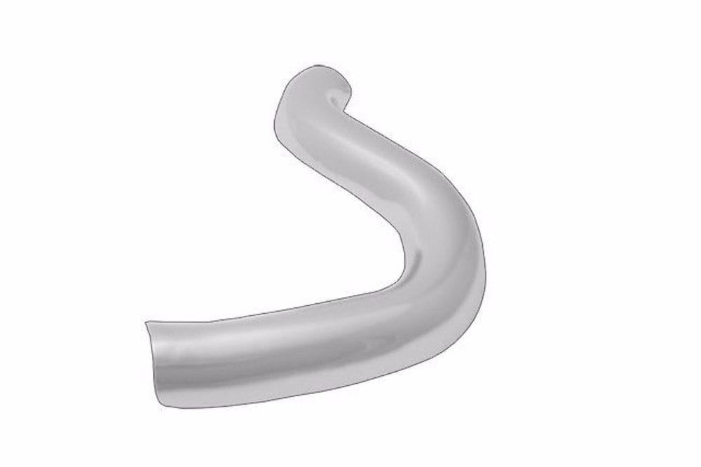 Thunderheader Chrome 2 into 1 Exhaust Pipe w/ Heat shields Harley Tour ...